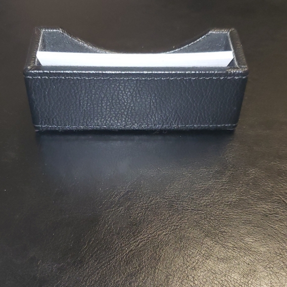 See Jane Work | Office | See Jane Work Black Leather Like Card Holder ...